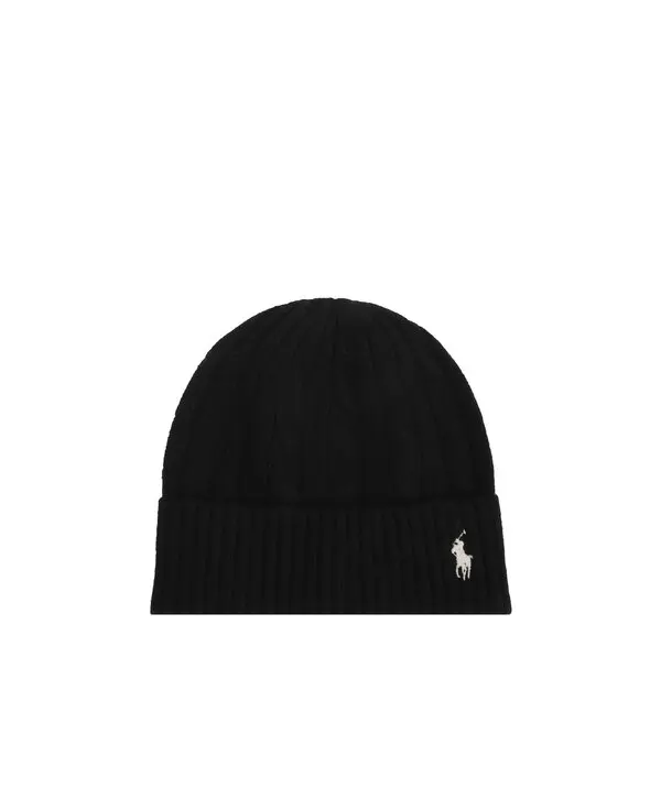Polo Ralph Lauren Cable Knit Beanie - Black