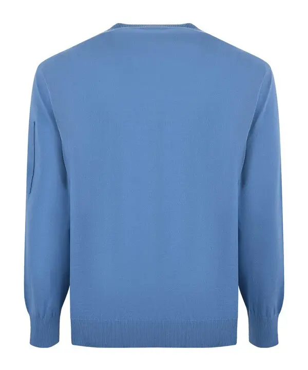 C.P. COMPANY Lens Detail Knitwear - Blue