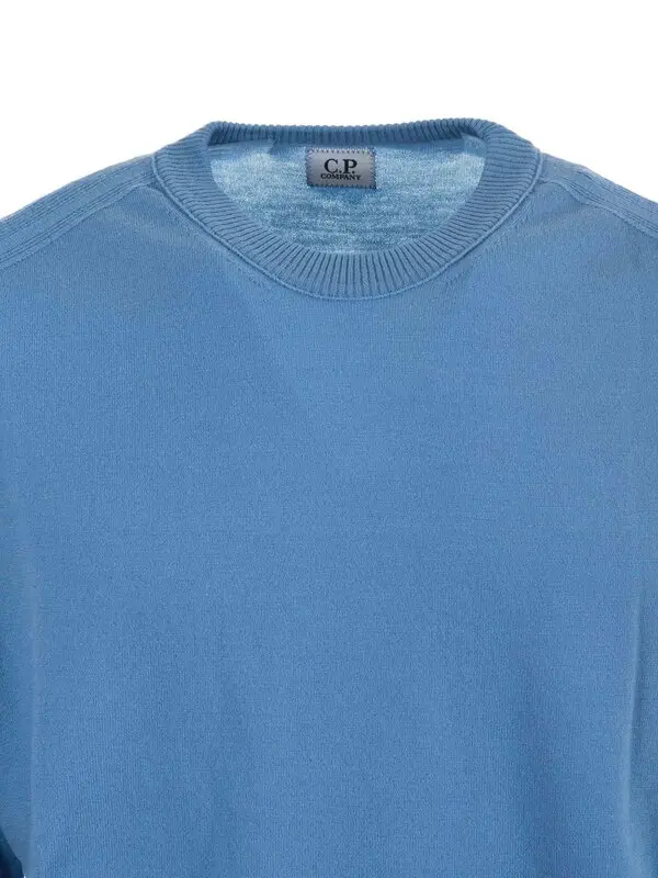 C.P. COMPANY Lens Detail Knitwear - Blue