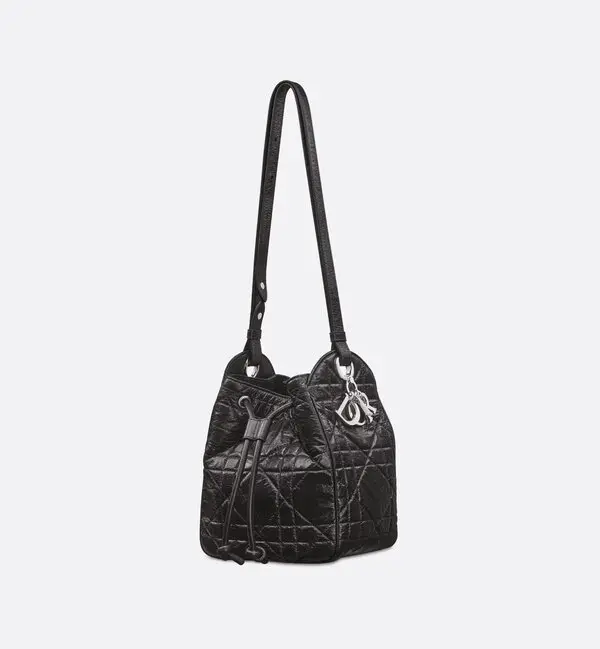 Dior Small D-motion Hobo Bucket Bag