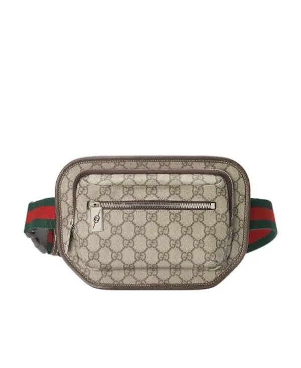 Gucci Gg Supreme Belt Bag - Nude