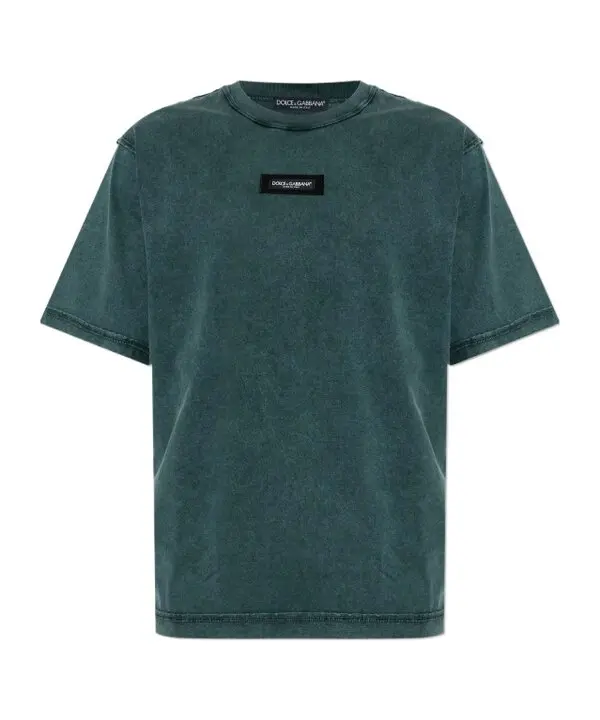 Dolce & Gabbana Dolce Gabbana Logo Patch T-shirt