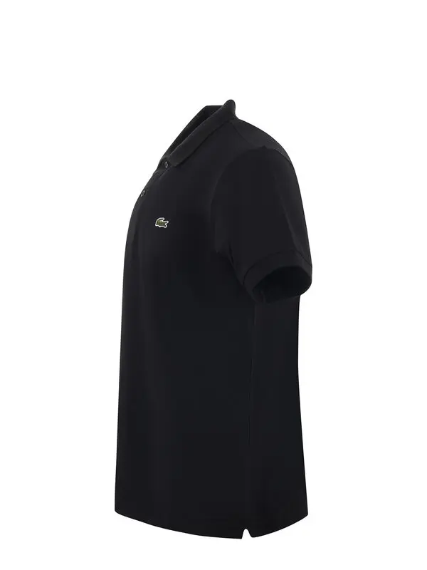Lacoste Classic Fit L.12.12 Light Piqué Polo Shirt - Black