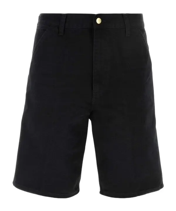 Carhartt Work In Progress Logo Patch Chino Shorts - Black