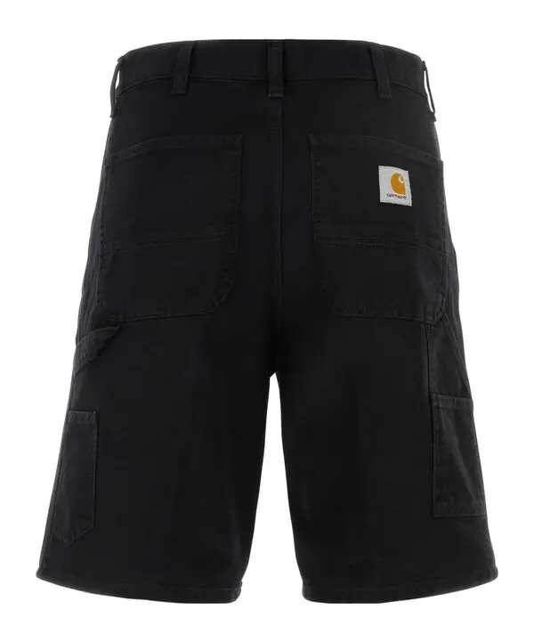 Carhartt Work In Progress Logo Patch Chino Shorts - Black