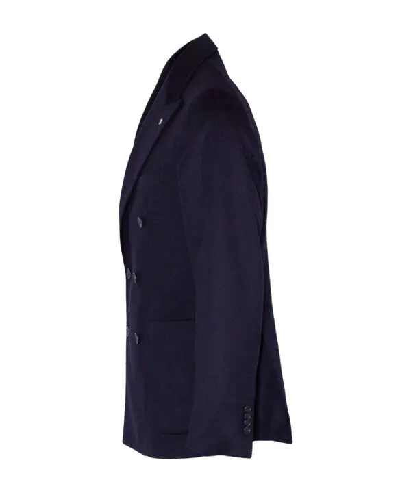 Tagliatore Felted-finish Double-breasted Blazer - Black