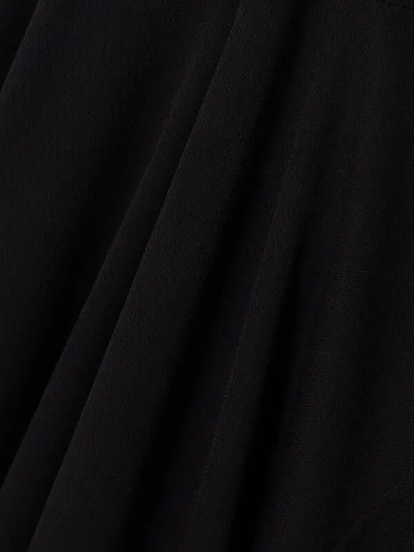 Alaïa Fluid Jersey Heart Cut-out Maxi Dress - Black