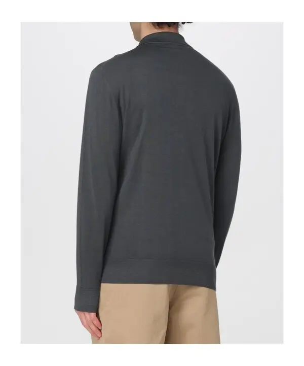 Barena Venezia Pevaron Long-sleeved Polo Shirt - Black