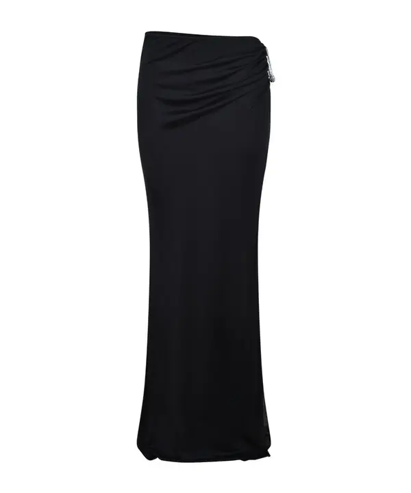 Giuseppe Di Morabito Draped Rhinestone Skirt
