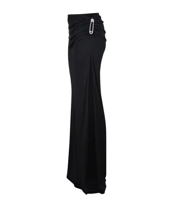 Giuseppe Di Morabito Draped Rhinestone Skirt
