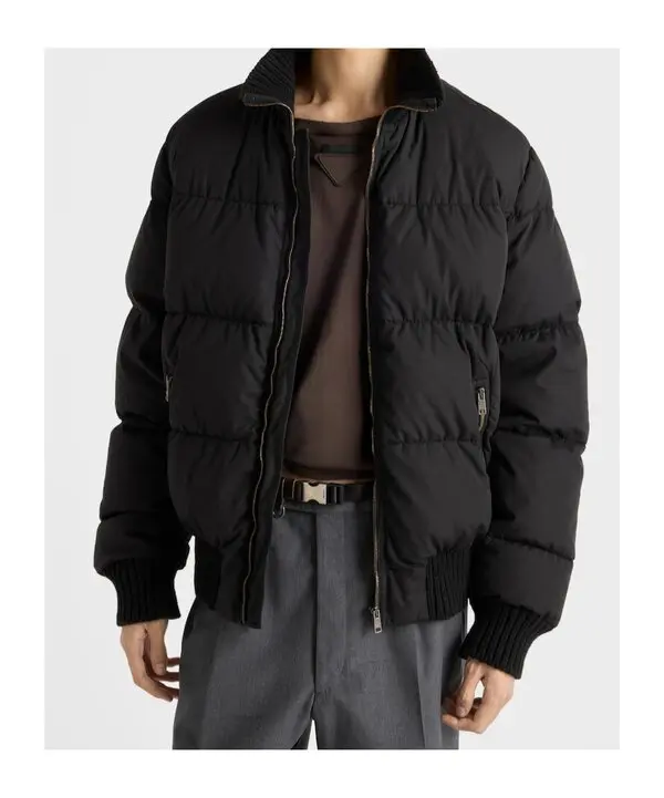 Prada Quilted Zip-up Jacket
