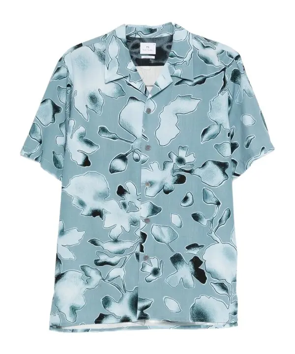 Paul Smith Pattern-printed Short-sleeved Shirt