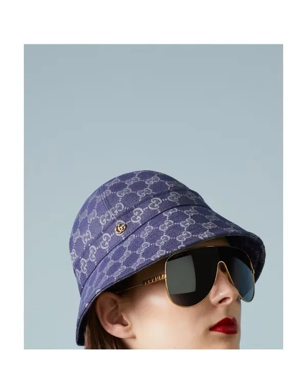 Gucci Gg Monogrammed Bucket Hat