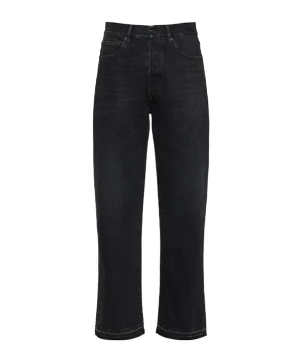 MAISON MARGIELA Logo Detailed Straight-leg Jeans - Black