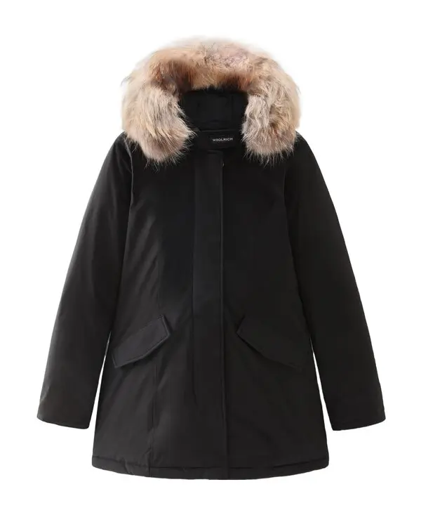 Woolrich Arctic Parka With Raccoon Trim - Black