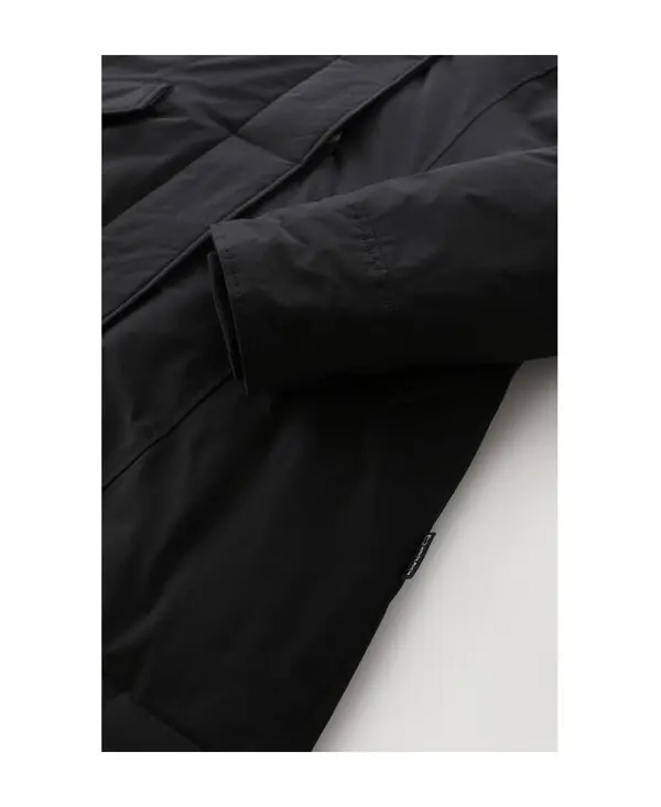 Woolrich Arctic Parka With Raccoon Trim - Black