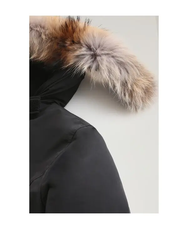 Woolrich Arctic Parka With Raccoon Trim - Black