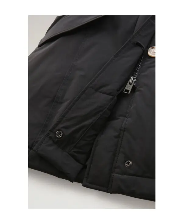Woolrich Arctic Parka With Raccoon Trim - Black