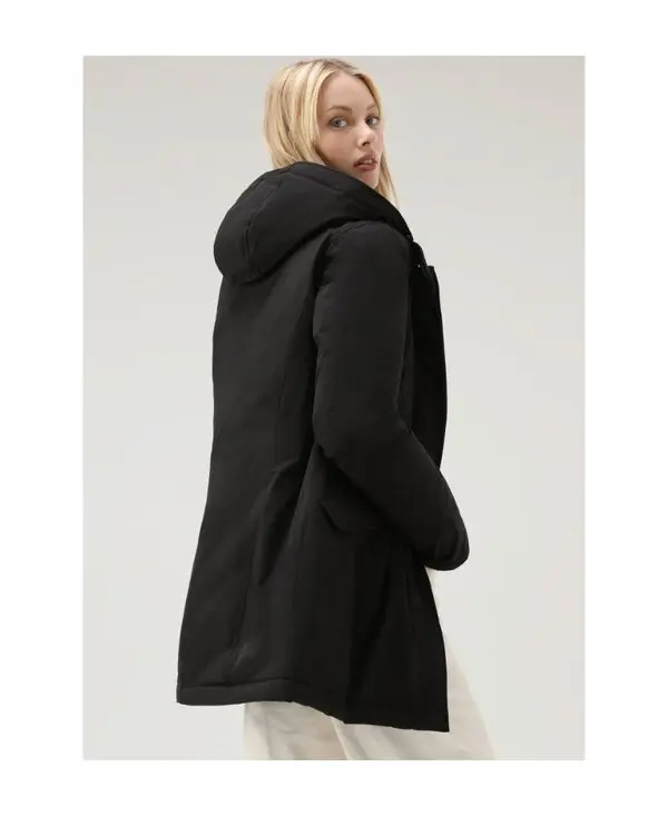 Woolrich Arctic Parka With Raccoon Trim - Black