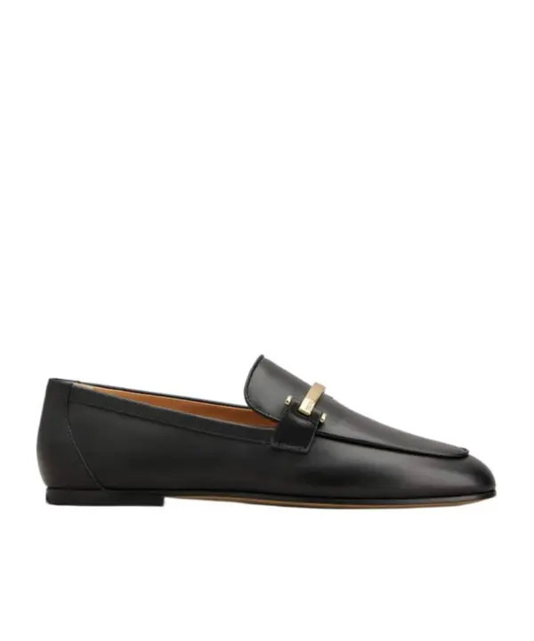 TOD'S Clamp Detailed Slip-on Loafers - Black