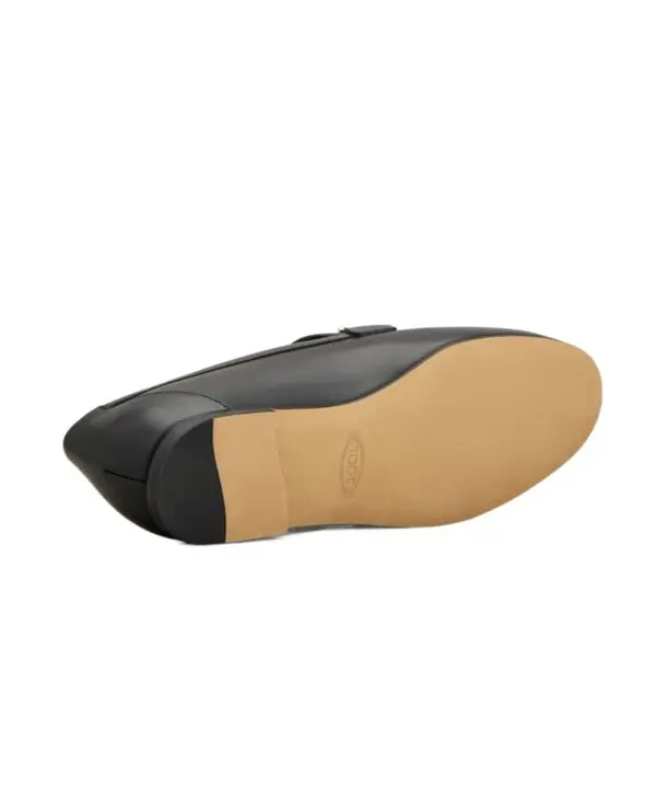 TOD'S Clamp Detailed Slip-on Loafers - Black