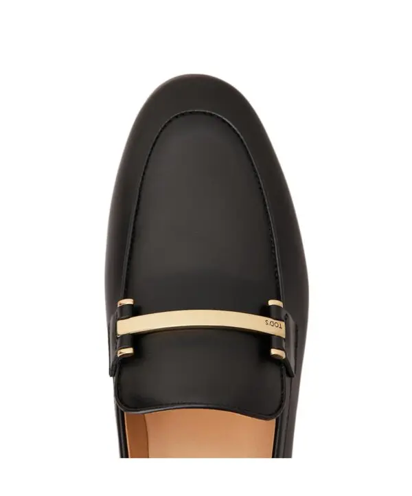 TOD'S Clamp Detailed Slip-on Loafers - Black