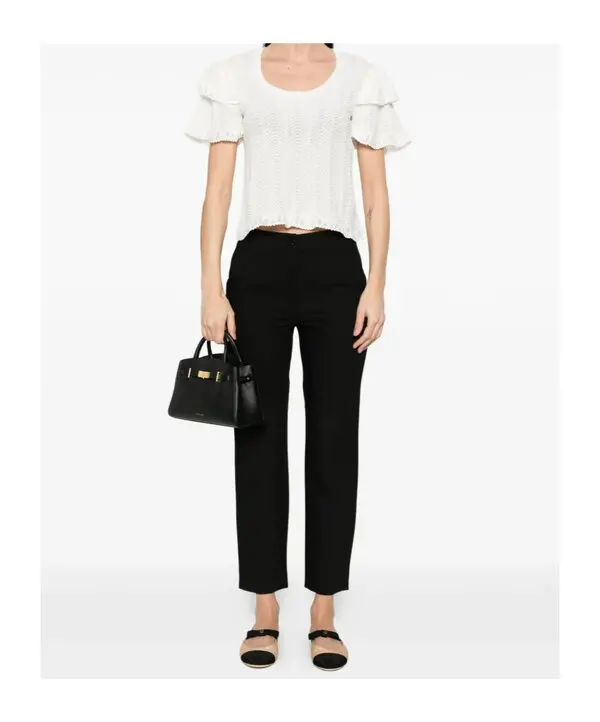 TWINSET Fitted Ruffled Jumper