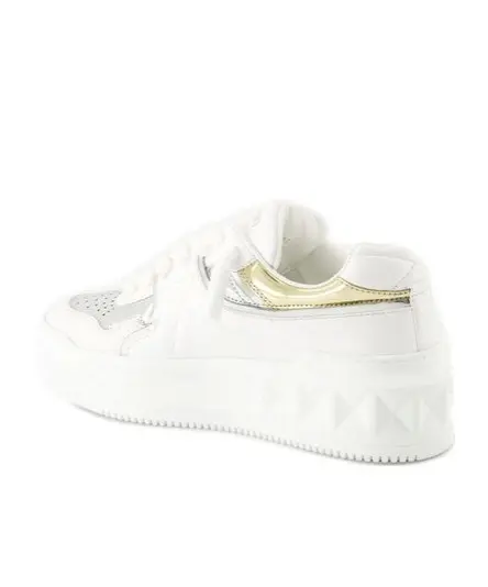 Valentino Garavani One Stud Xl Lace-up Sneakers - White