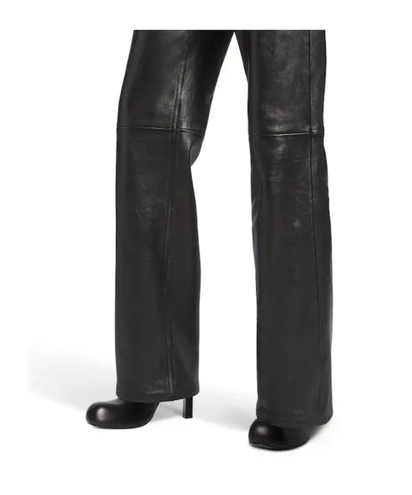 Balenciaga Round Toe Zip Up Heeled Boots