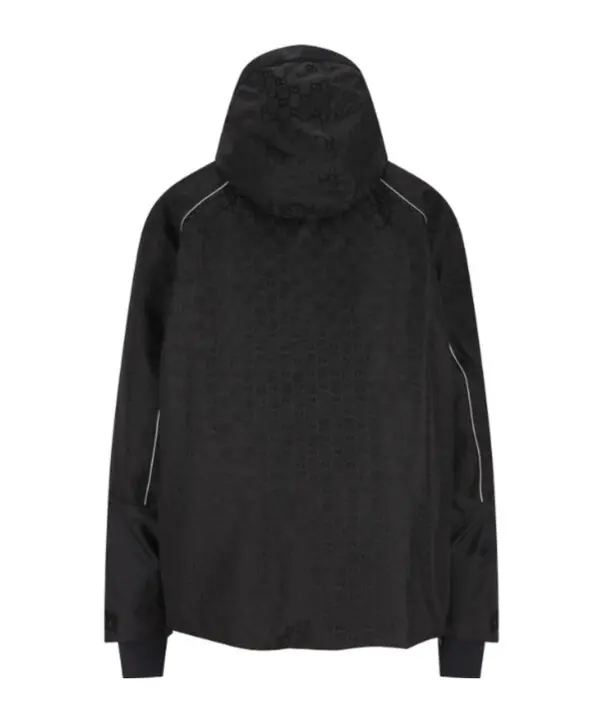Gucci Gg Jacquard Zip-up Hooded Jacket