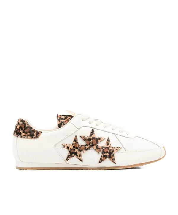Amiri Lace-up Sneakers With Star Detailing - White