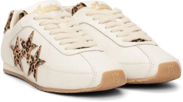Amiri Lace-up Sneakers With Star Detailing