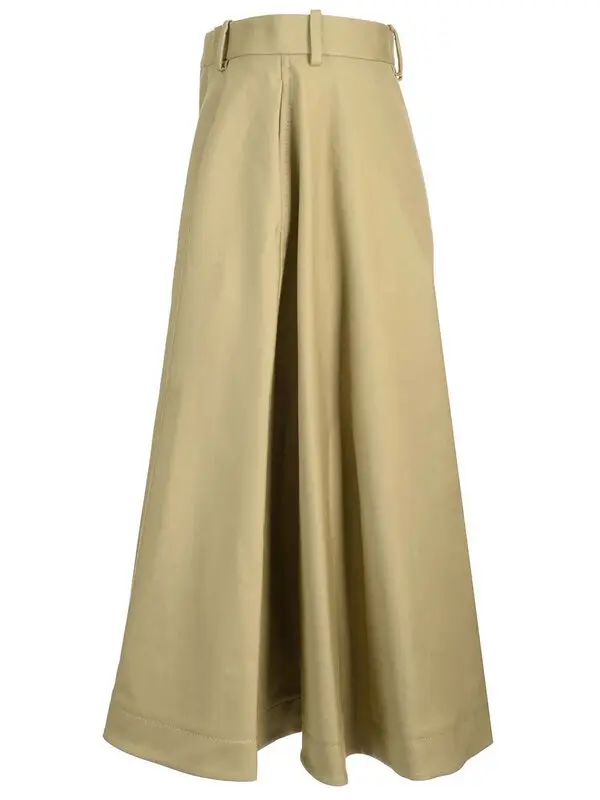 Bottega Veneta Twill A-line Skirt