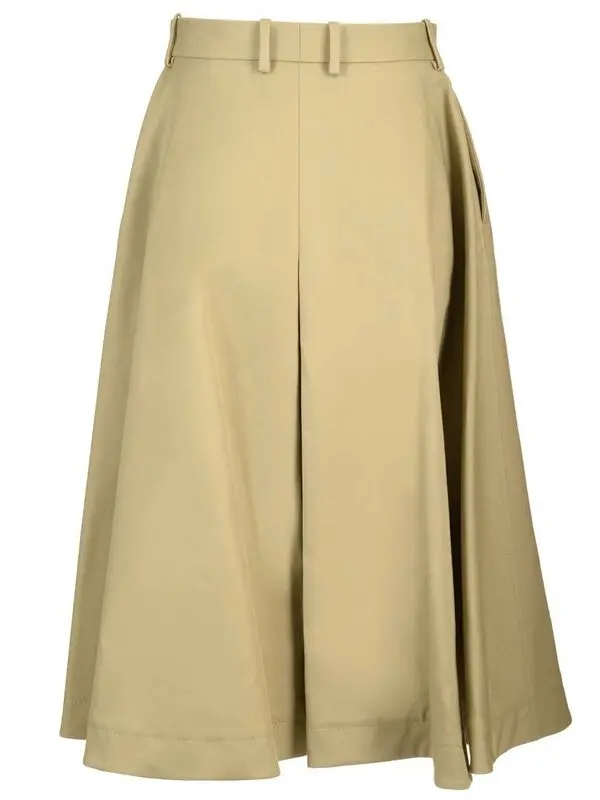 Bottega Veneta Twill A-line Skirt
