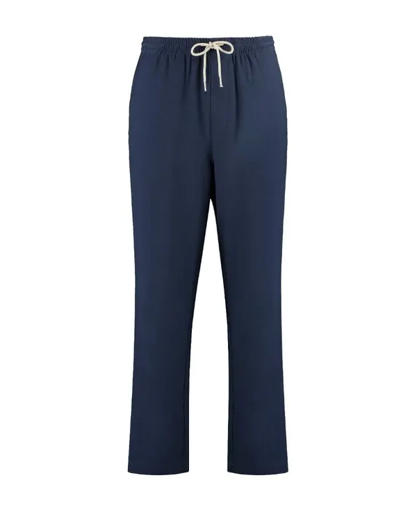 DEPARTMENT 5 Brewery Cotton Blend Drawstring Pants - Blue
