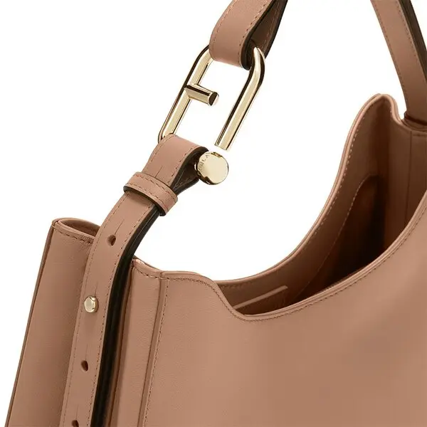 Furla Logo Shoulder Bag - Brown