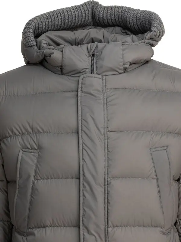 Herno Quilted Hooded Puffer Coat With Detachable Hood - No