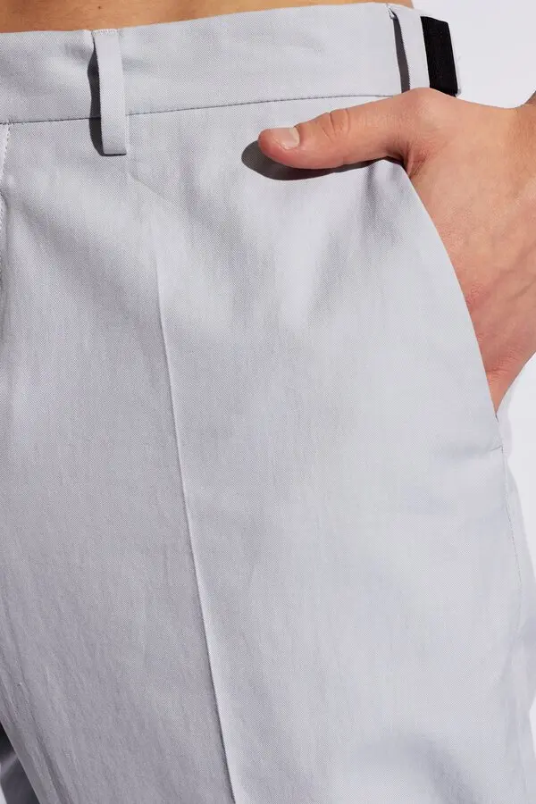 Dries Van Noten Tailored Casual Trousers - White