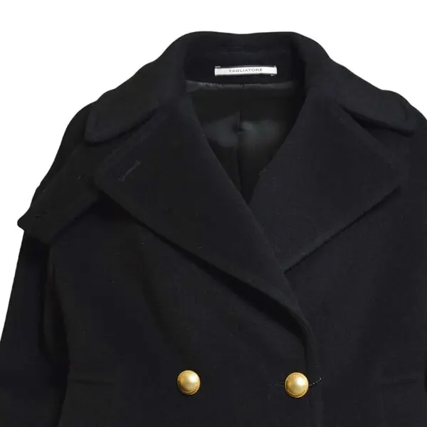Tagliatore Double-breasted Coat With Lapel Collar