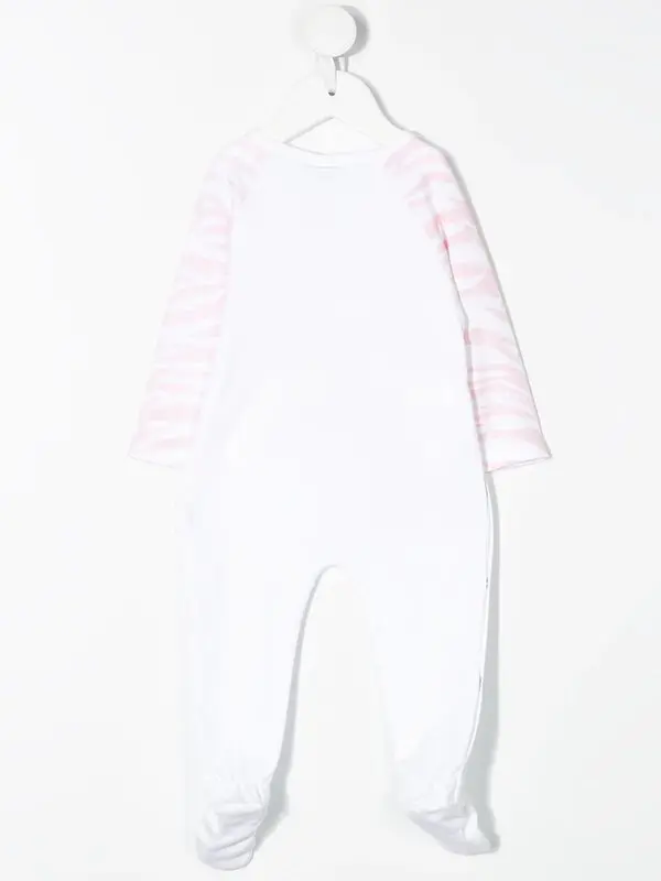 Kenzo Tiger Print Baby Jumpsuit And Hat Set