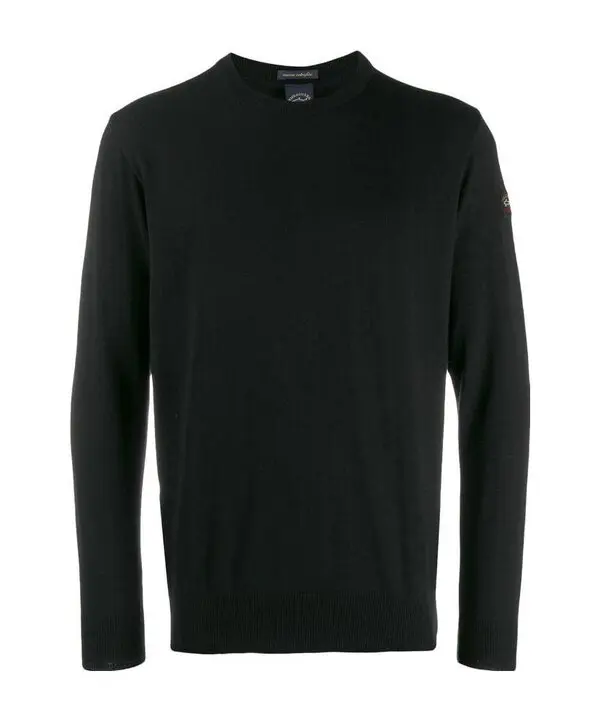 PAUL  SHARK Paul & Shark Crew Neck Sweatshirt With Logo Patch