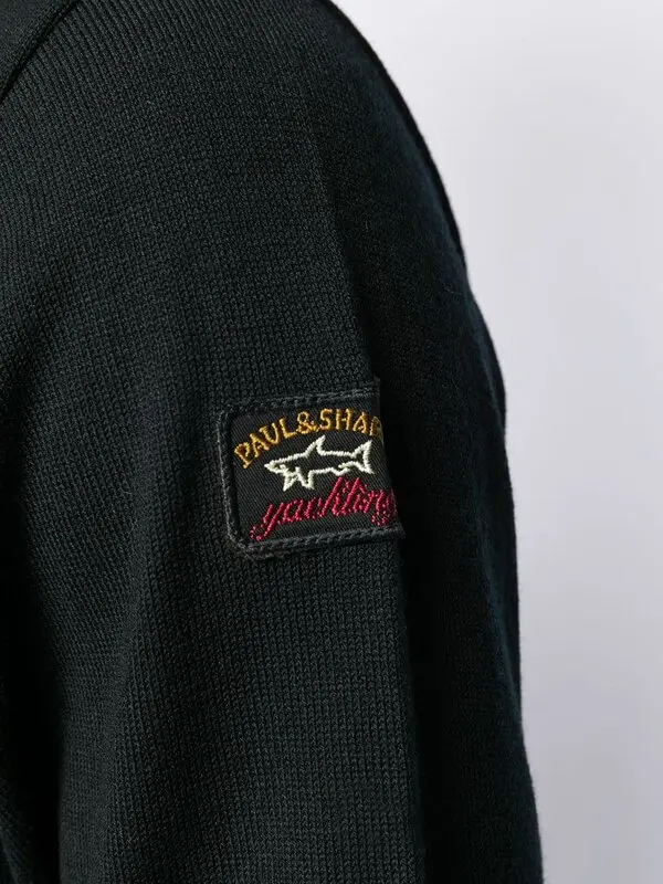 PAUL  SHARK Paul & Shark Crew Neck Sweatshirt With Logo Patch