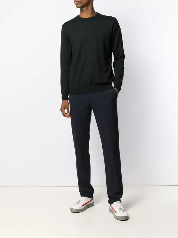 PAUL  SHARK Paul & Shark Crew Neck Sweatshirt With Logo Patch