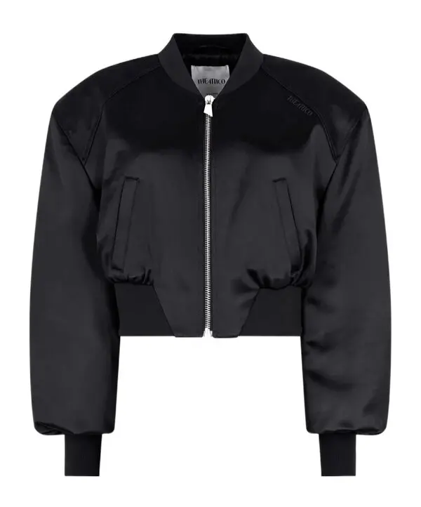 Attico Cropped Bomber Jacket
