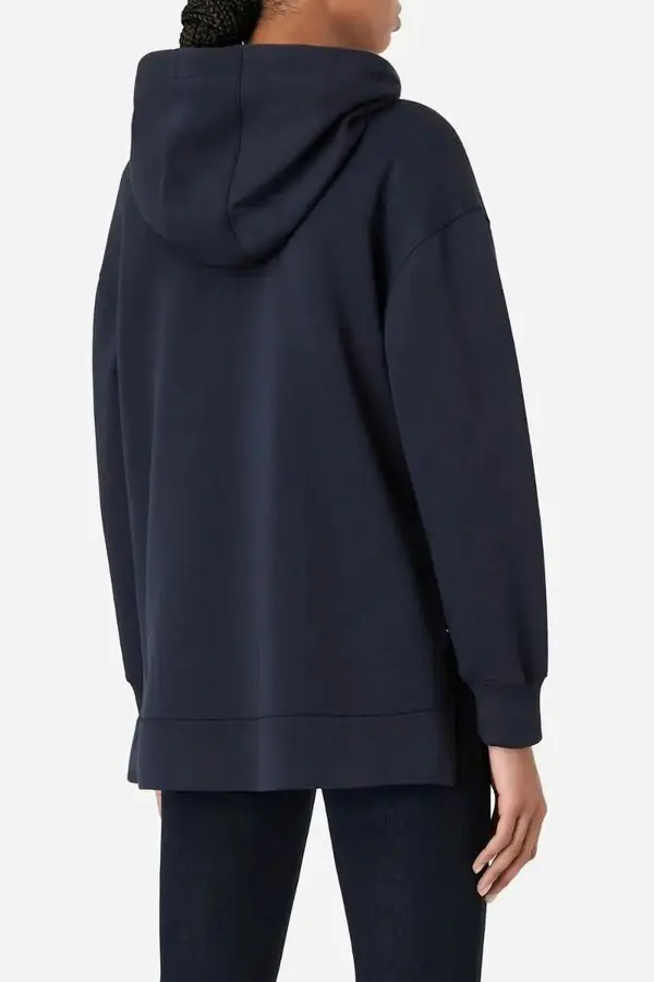Emporio Armani Logo-print Zip-up Hoodie