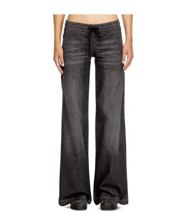 DIESEL® 2078 D-ainty Drawstring Wide Leg Jeans