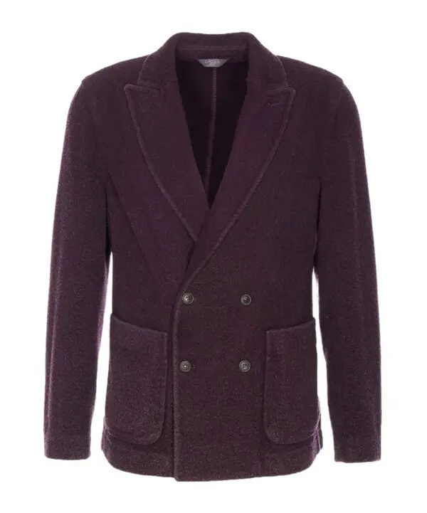 CIRCOLO 1901 Double Breasted Jacket With V-neck And Long Sleeves - Black