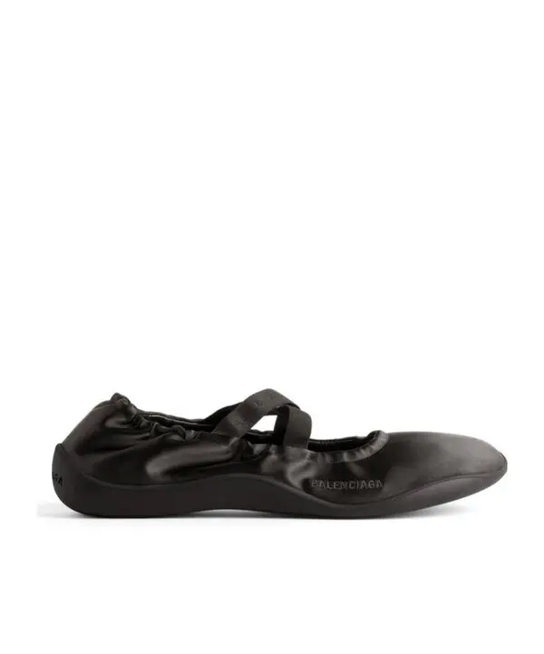 Balenciaga Shibuya Ballerina Flats - Black