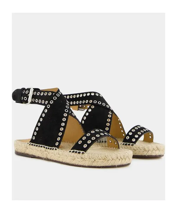 Isabel Marant Étoile Open Toe Flat Sandals With Adjustable Clasp