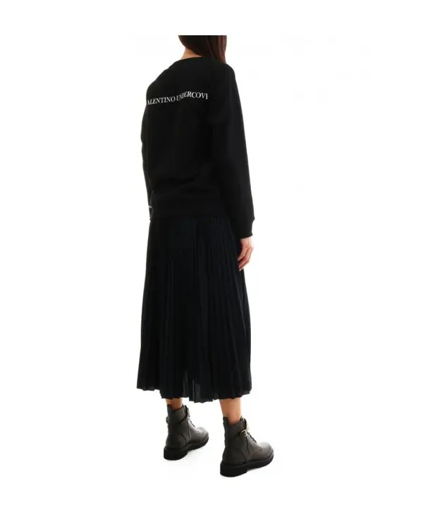 Valentino Garavani Crewneck Printed Long Sleeve Sweatshirt